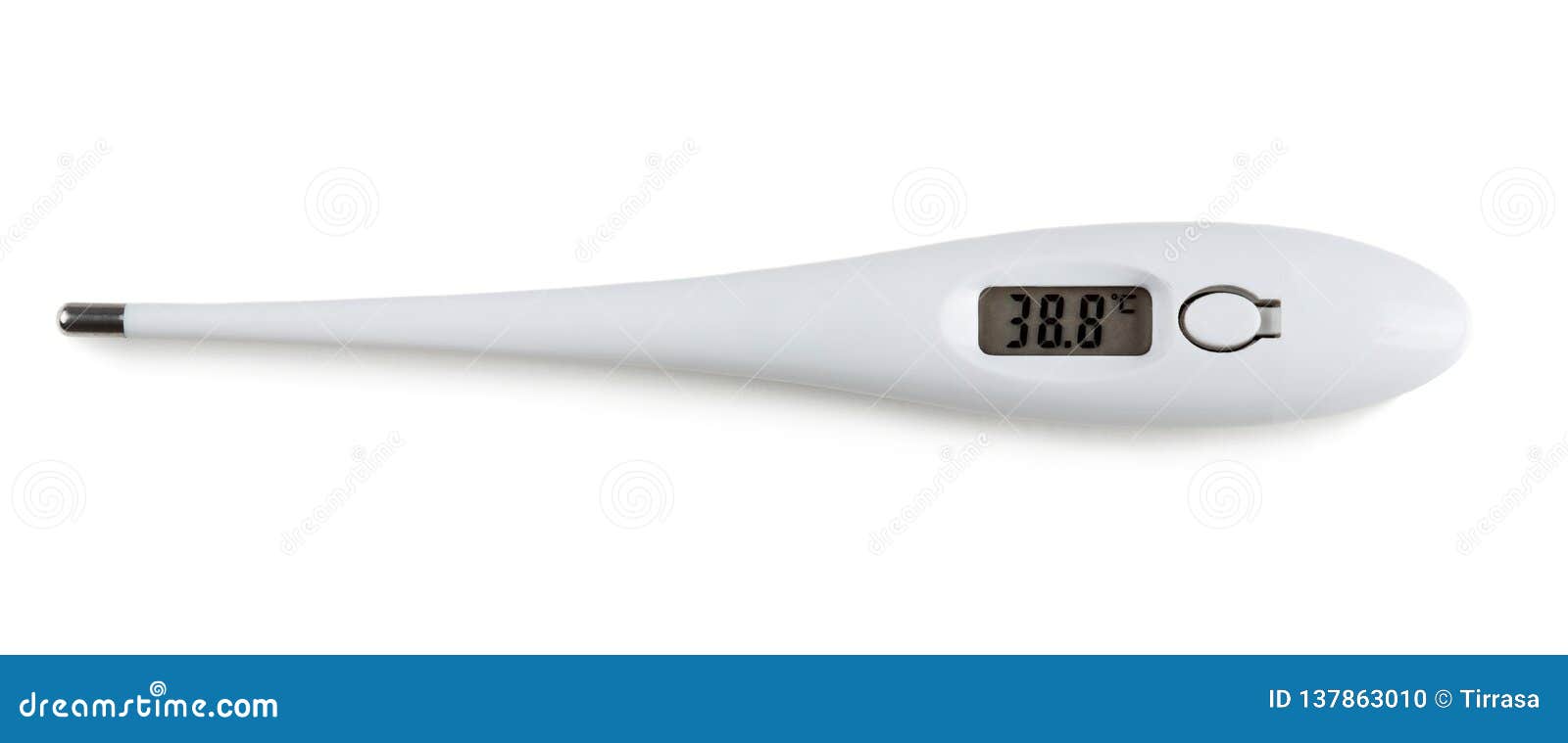 White Digital Thermometer stock photo. Image of fahrenheit - 137863010