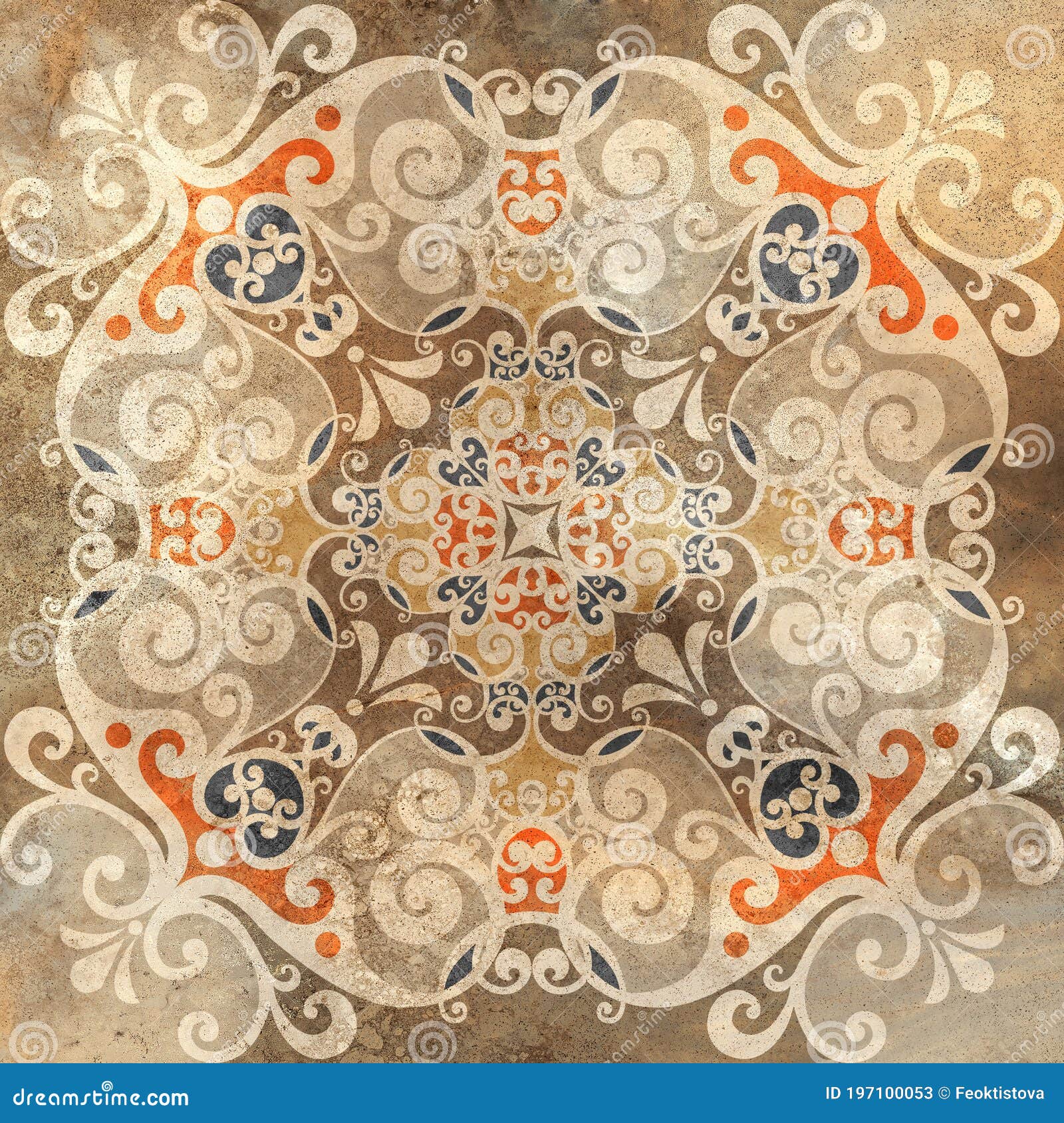 Digital Tile Design Ceramic Wall Damask Decoration Stock Illustration ... Digital Tile Design Ceramic Wall Damask Decoration Stock Illustration ...