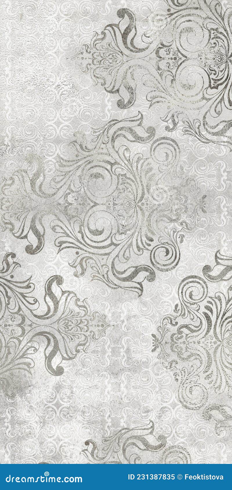 Digital Tiles Design. 3D Render Colorful Ceramic Wall Tiles Decoration ...