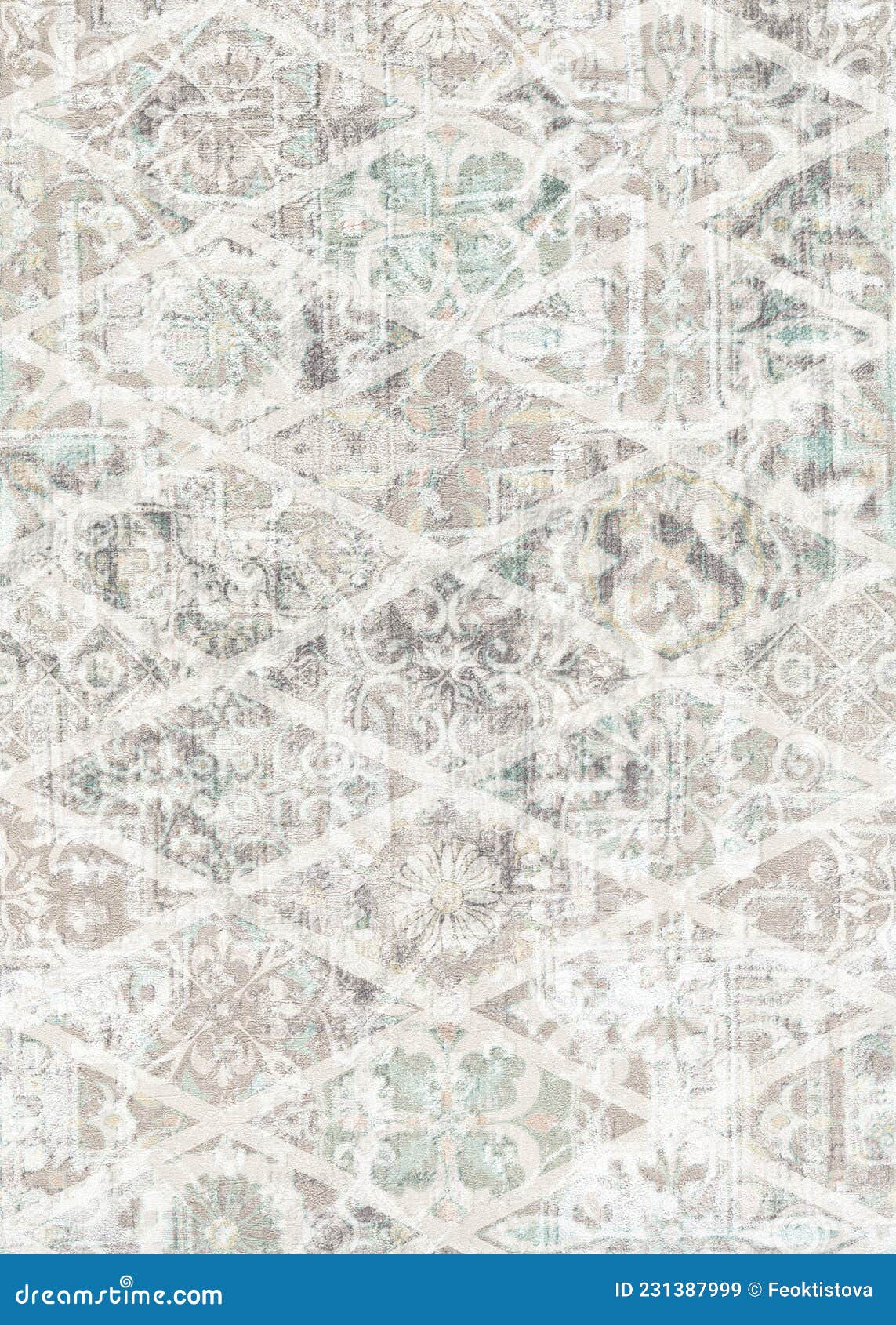 Digital Tiles Design. 3D Render Colorful Ceramic Wall Tiles Decoration ...