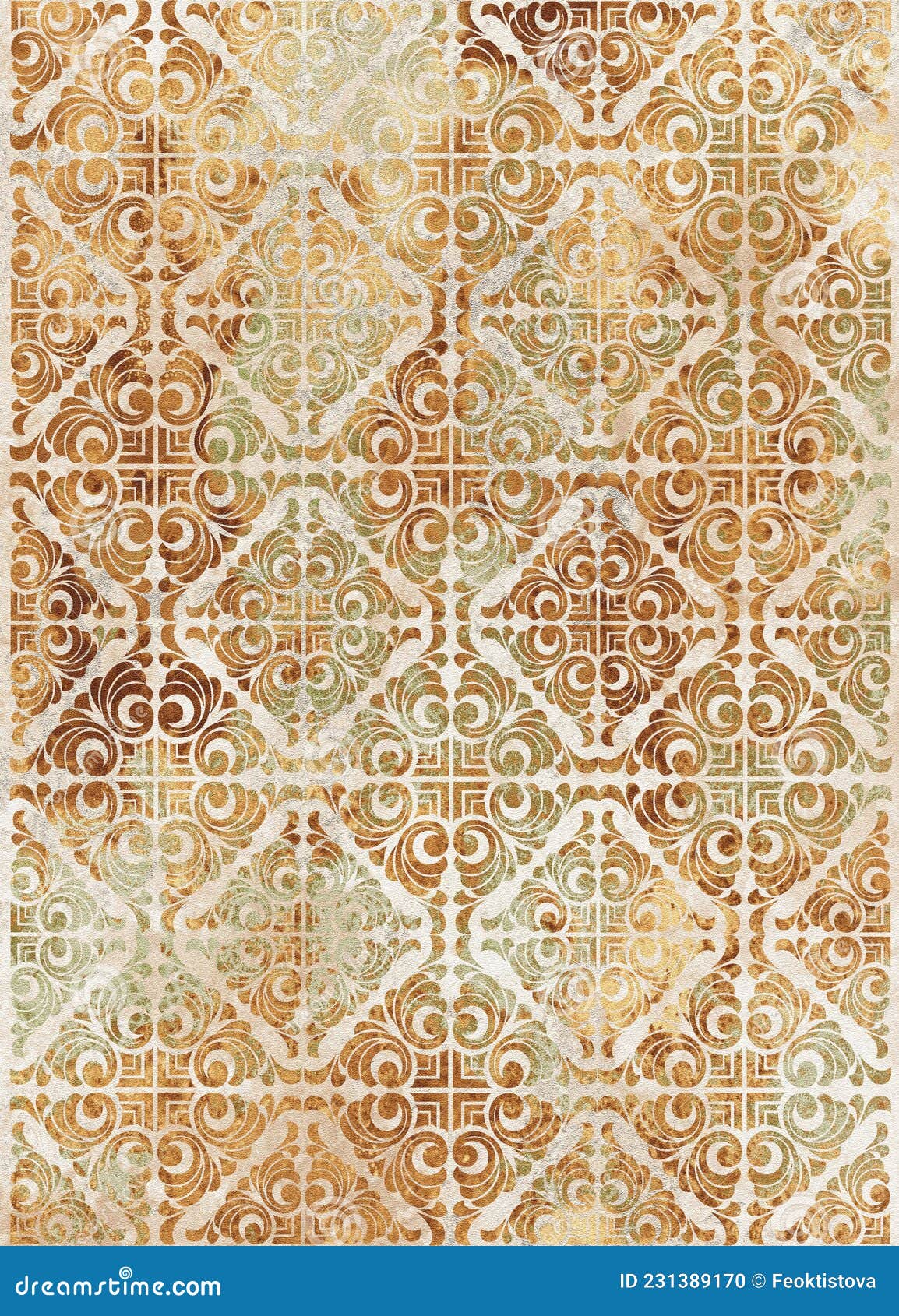 Digital Tiles Design. 3D Render Colorful Ceramic Wall Tiles Decoration ...