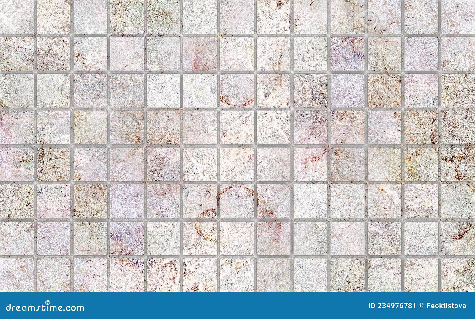 Digital Tiles Design. 3D Rendering Colorful Ceramic Wall and Floor ...