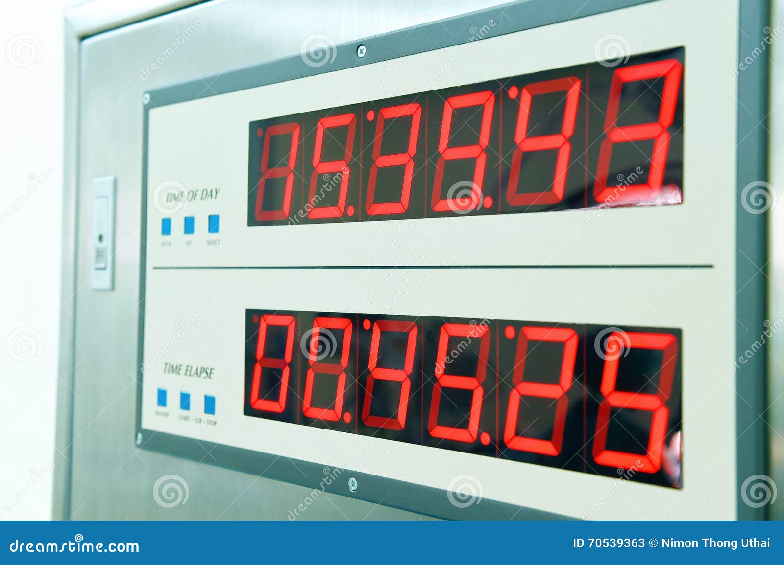 Digital Time in Modern Operating Room Stock Image - Image of help ...