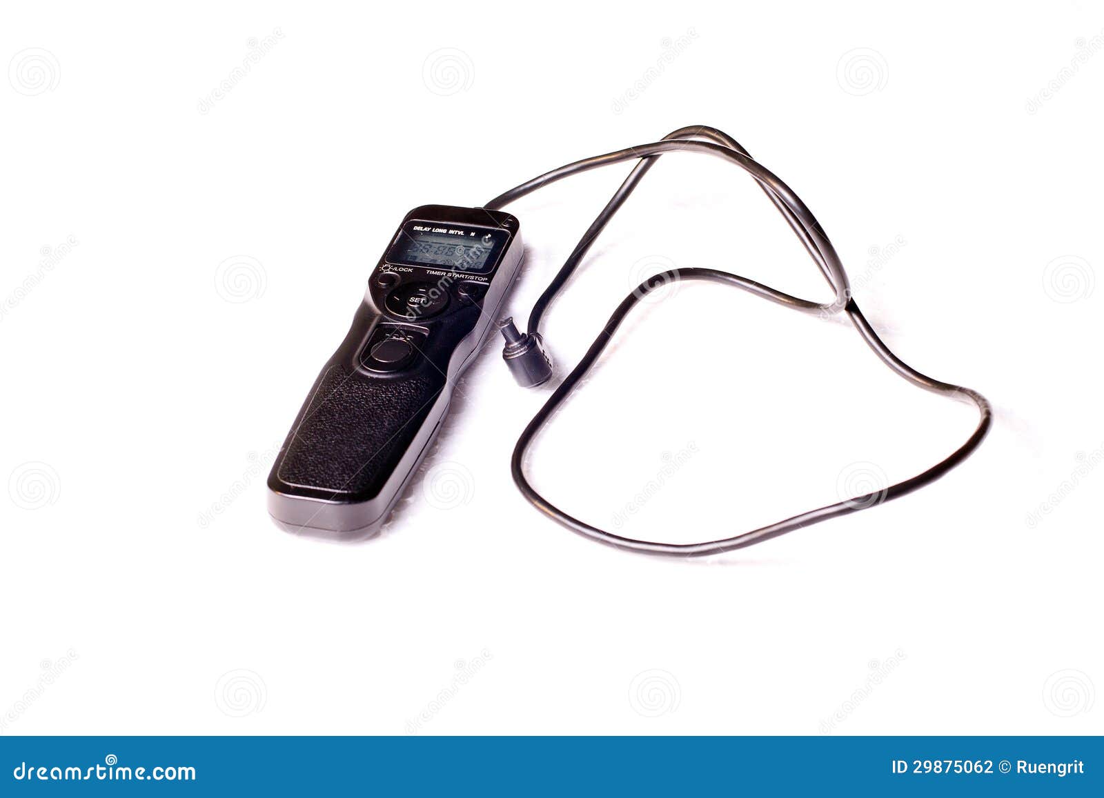 Digital Timer Remote Control. Stock Photo - Image of count, play: 29875062