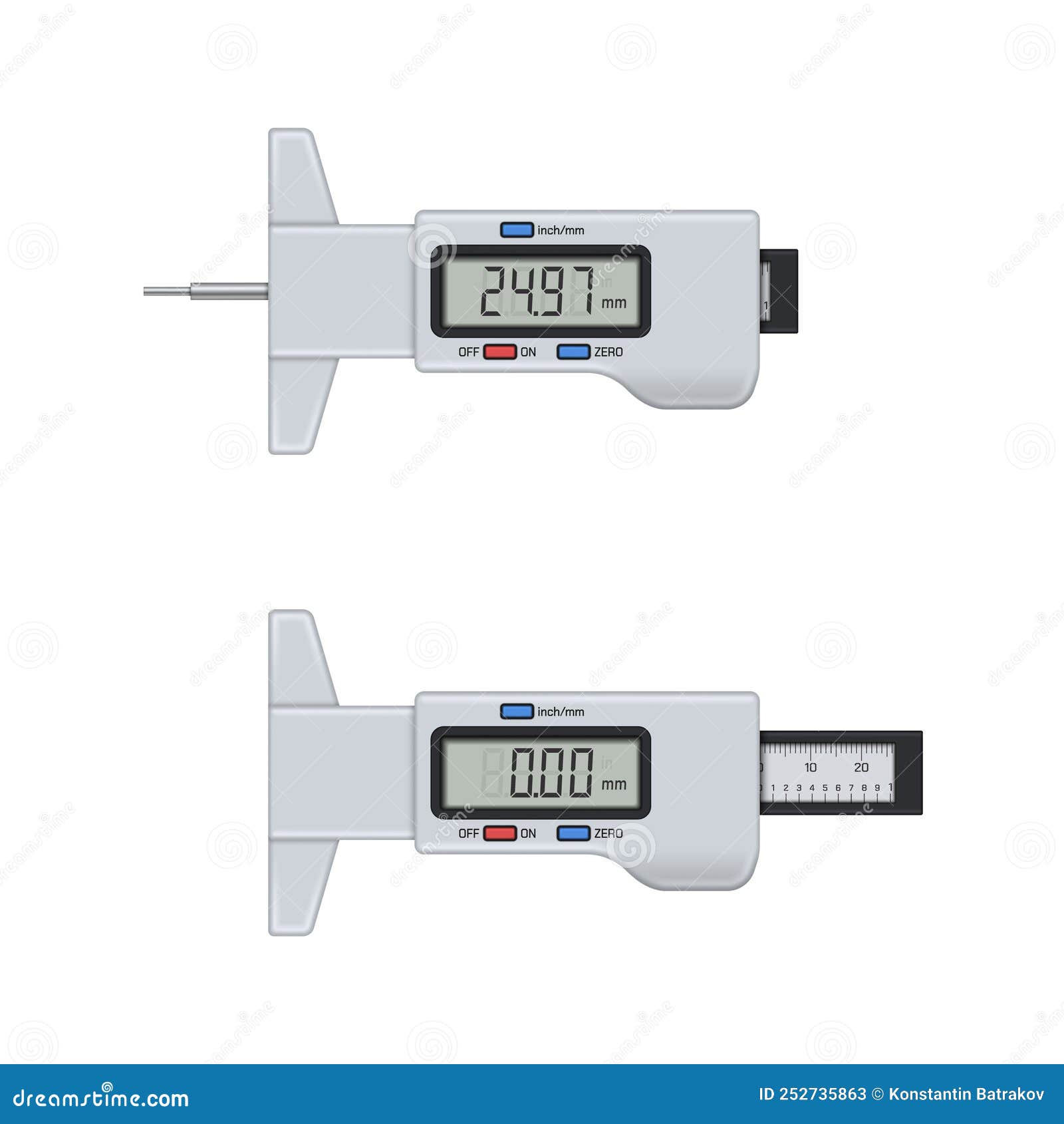Digital Tire Tread Depth Gauge. Stock Vector - Illustration of accuracy ... Digital Tire Tread Depth Gauge. Stock Vector - Illustration of accuracy ...