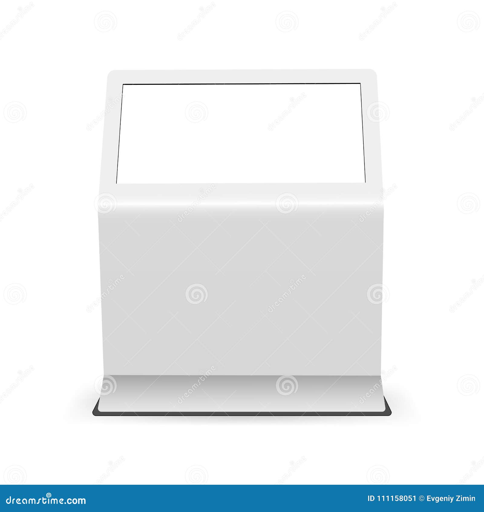 Digital Touch Screen Mockup Stock Vector - Illustration of vector ...