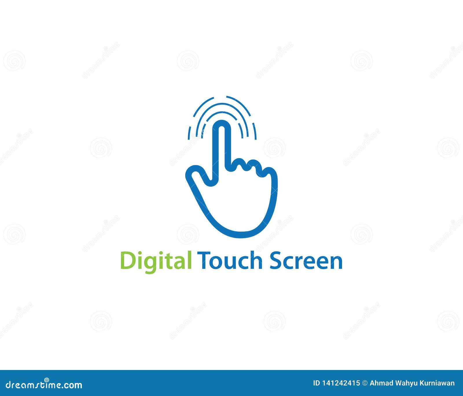 Digital Touch Technology Logo Stock Vector - Illustration of tablet ...