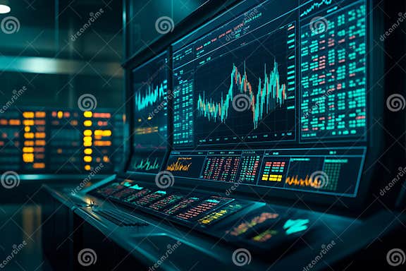 Digital Trading Hub Showcases Dynamic Stock Market Data Visualization ...