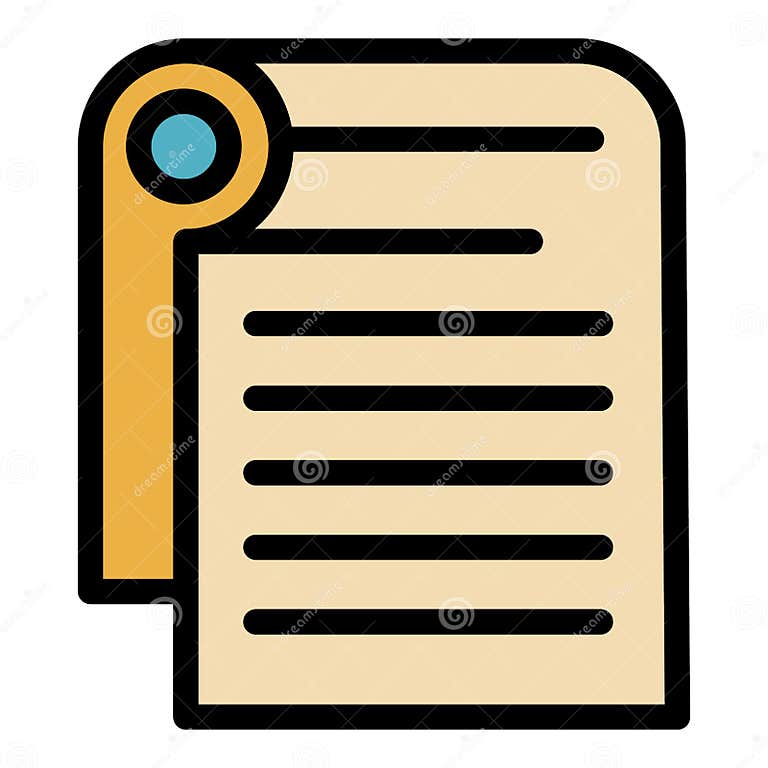 Digital Training Icon Color Outline Vector Stock Vector - Illustration ...