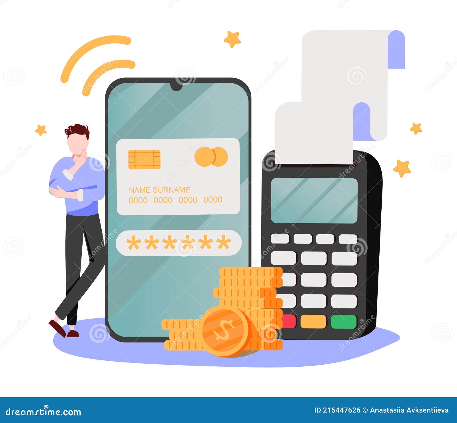 Digital Transactions Abstract Concept Vector Illustration. Plastic ... Digital Transactions Abstract Concept Vector Illustration. Plastic ...
