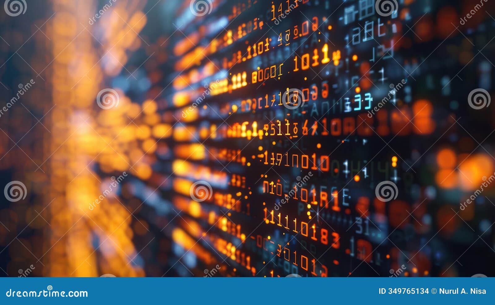 Digital Transformation. Algorithm Concept Stock Illustration - Illustration of evolution, deep ...