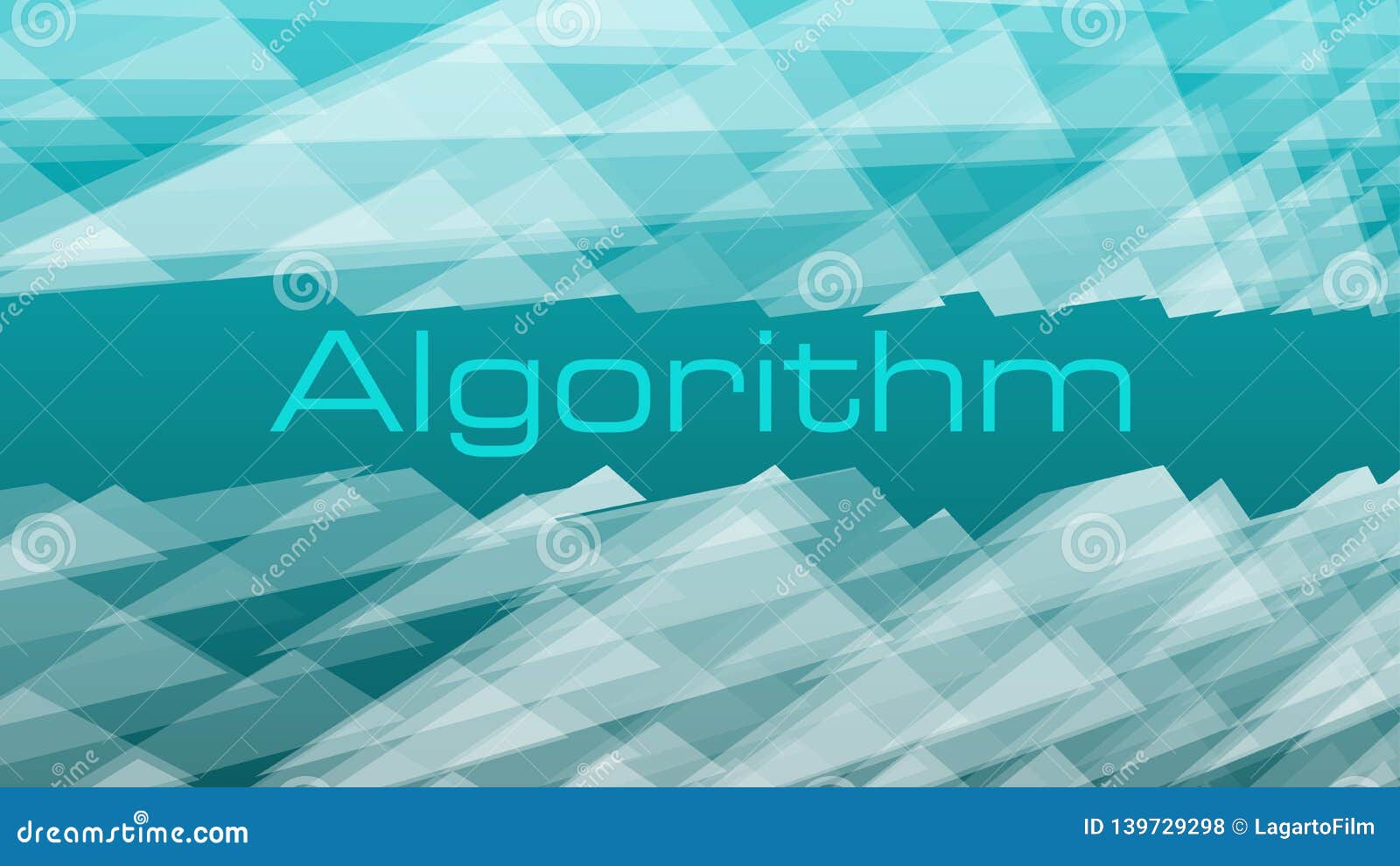 Digital Transformation Algorithm, Many Triangles Template Concept, Random Transparent Vector ...