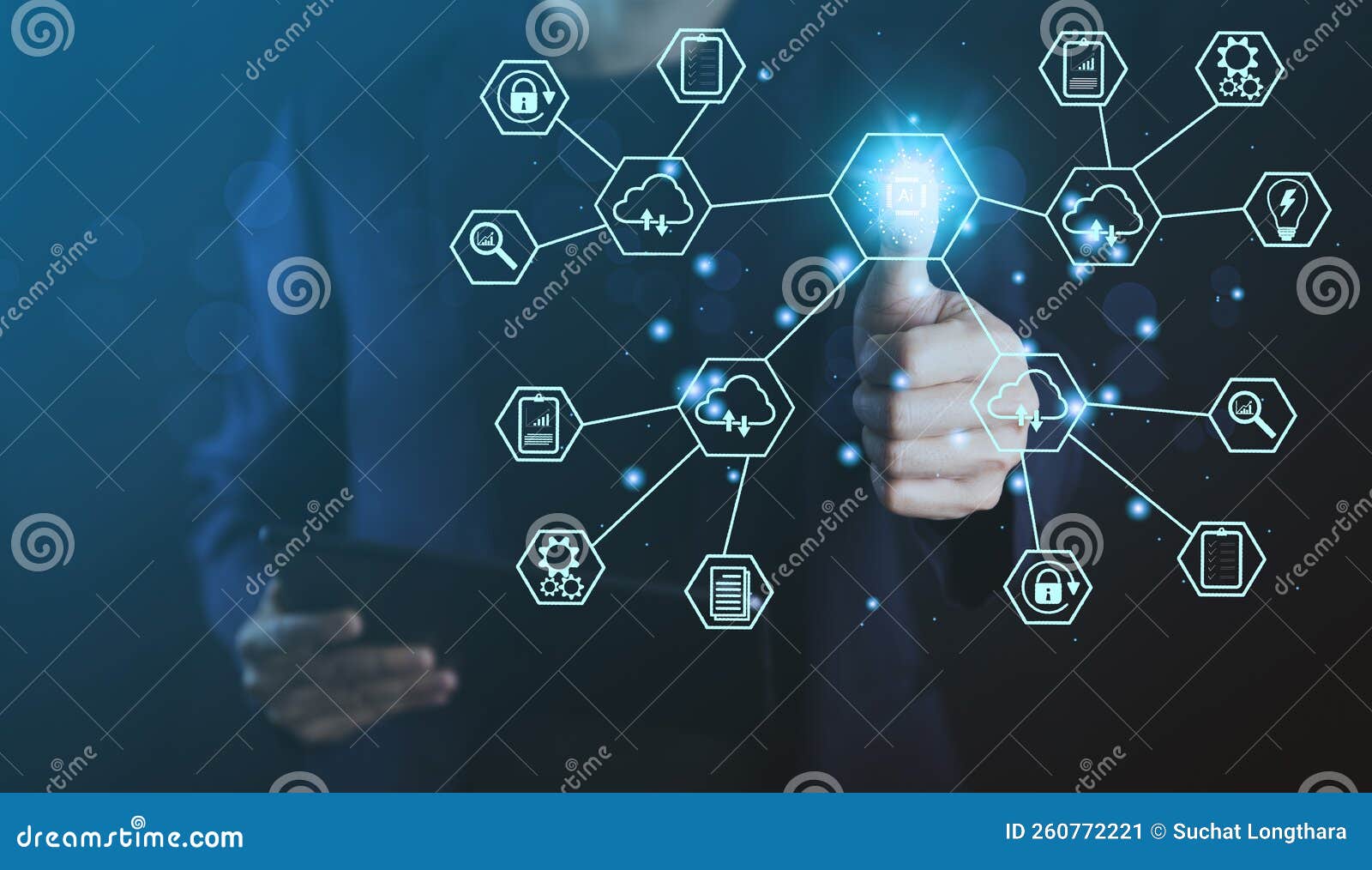 Digital Transformation Change Management Big Data Cloud Technology ...