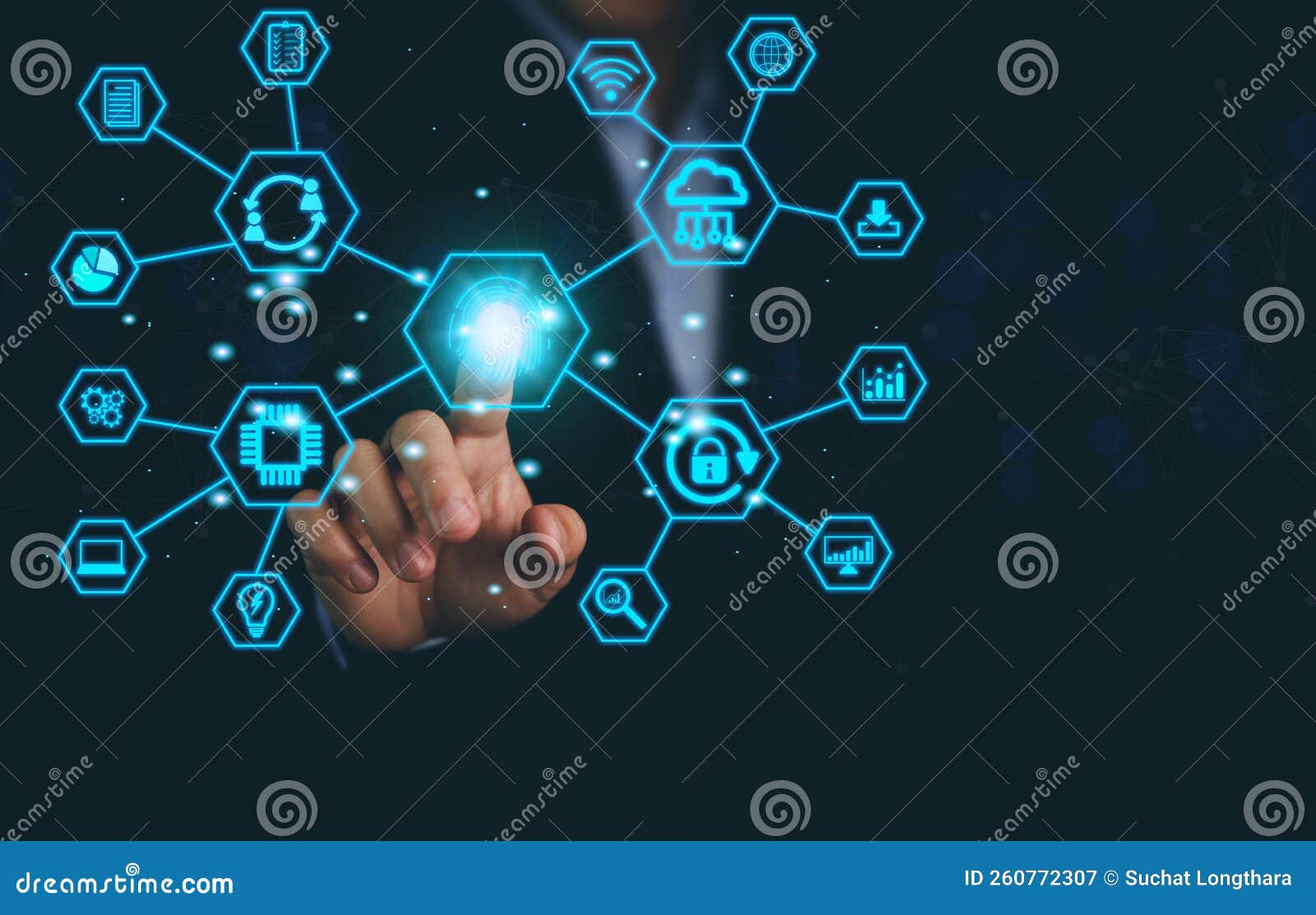 Digital Transformation Change Management Big Data Cloud Technology ...