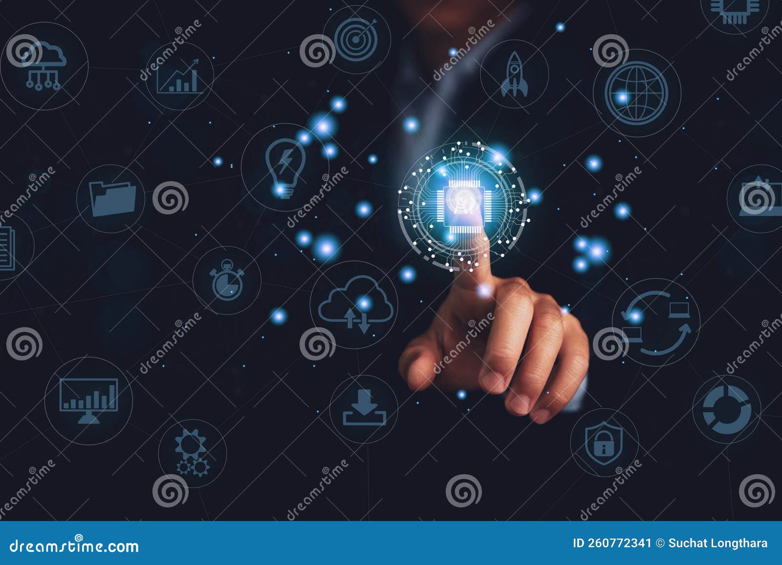 Digital Transformation Change Management Big Data Cloud Technology Management Data Communication ...