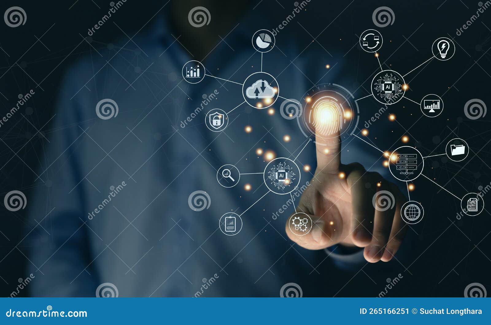 Digital Transformation Change Management Big Data Cloud Technology ...