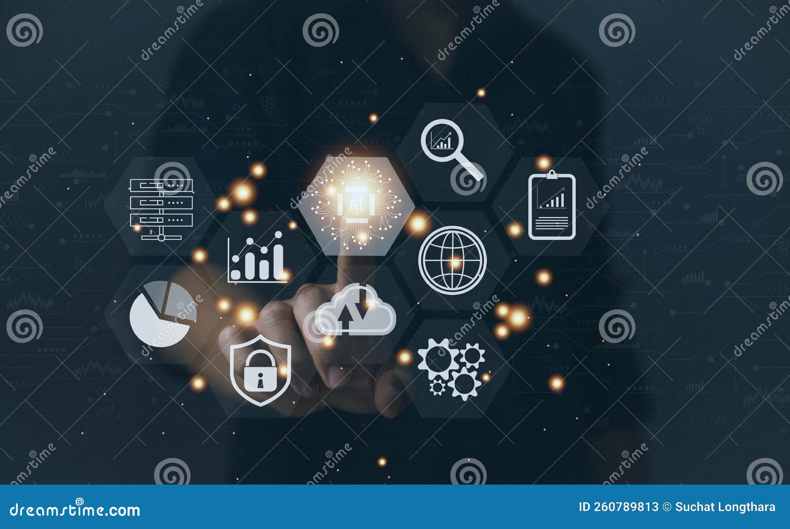 Digital Transformation Change Management Big Data Cloud Technology ...