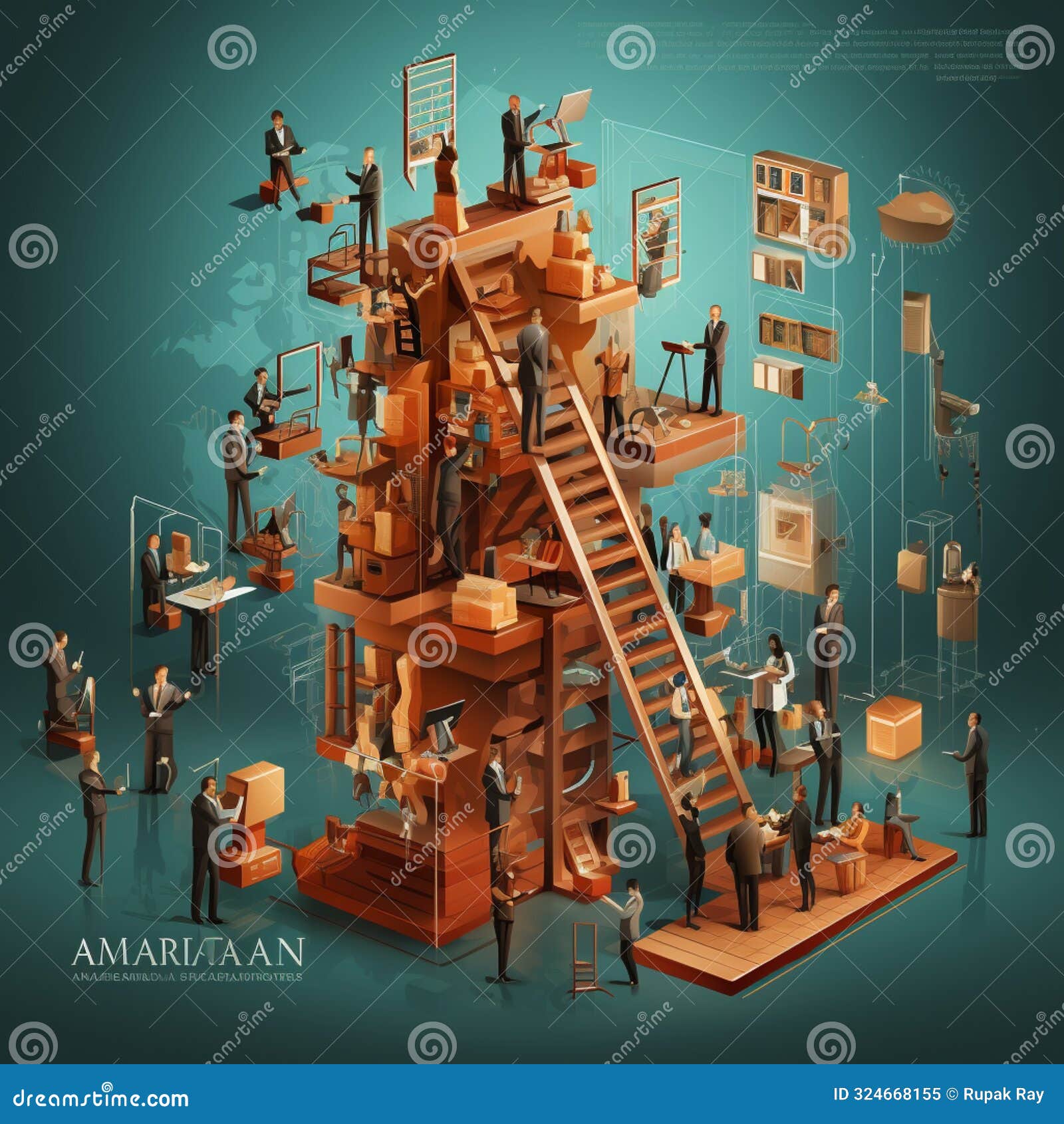 Digital Transformation Change Management Internet Image by Businessmen ...