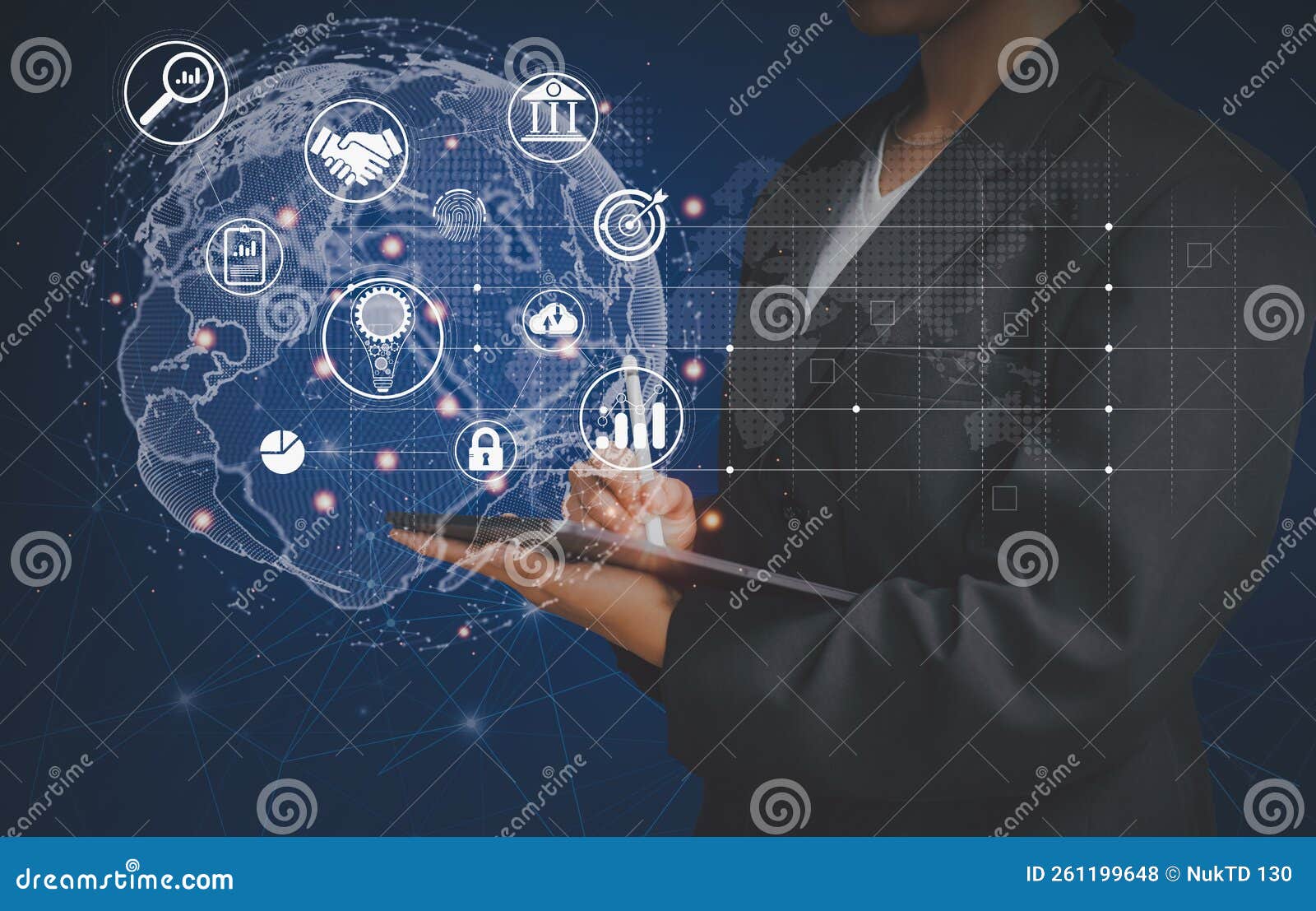 Digital Transformation Change the World, Internet of Things. New ...