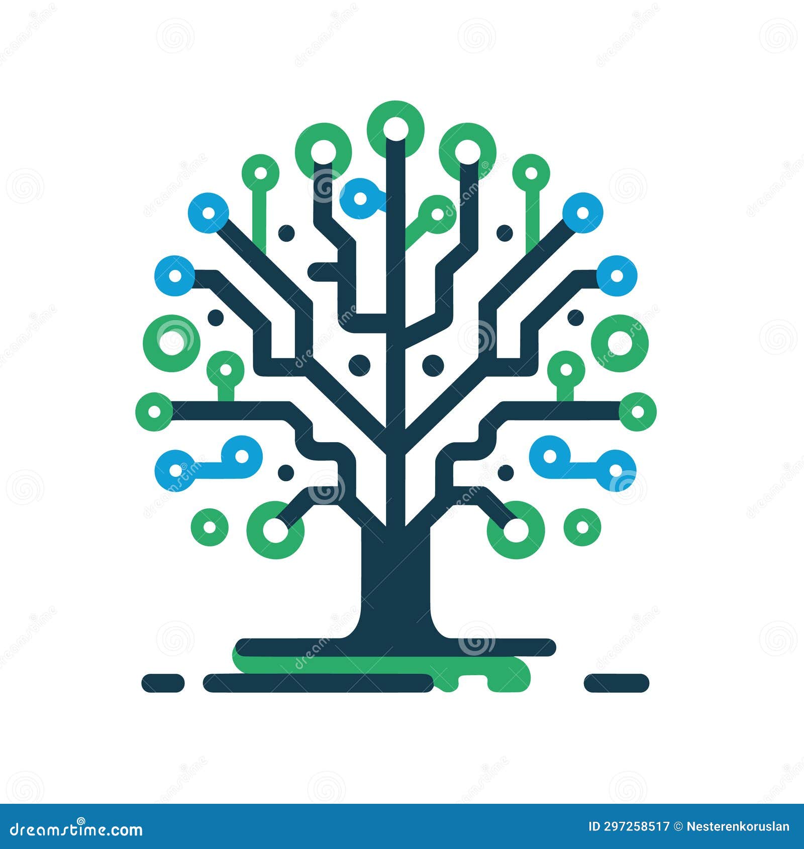 Digital Transformation Colorful Line Logo Stock Illustration ...