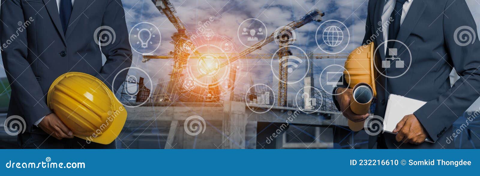 Digital Transformation Concept and Business Construction Stock Photo ...