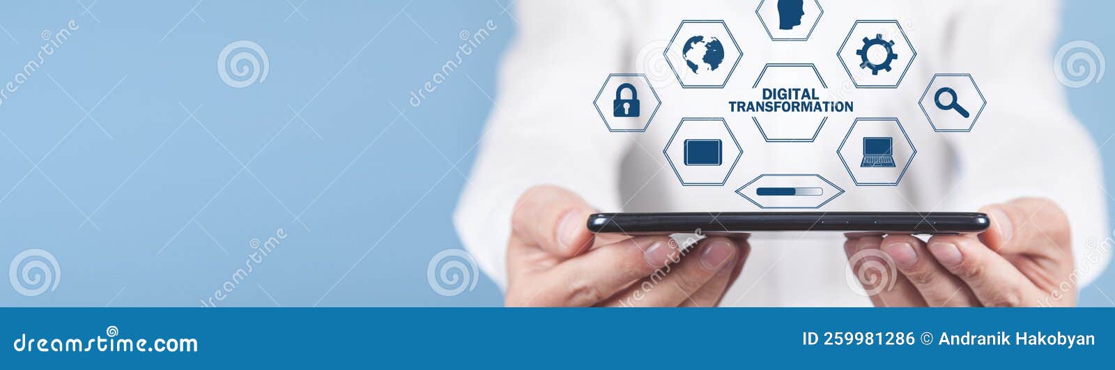 Digital Transformation Concept.Business. Innovation Stock Photo - Image ...