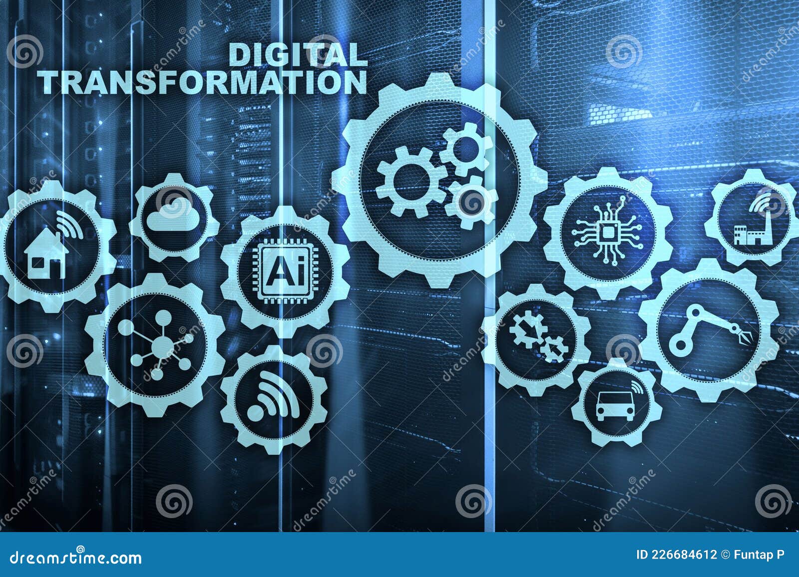 Digital Transformation Concept of Digitalization of Technology Business ...