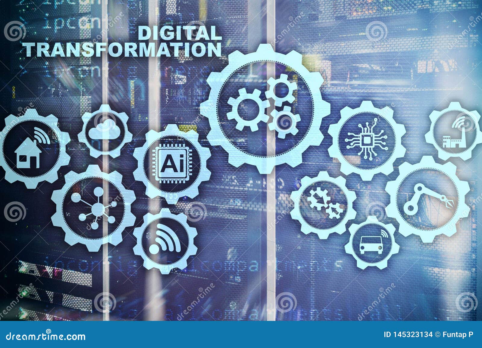 Digital Transformation Concept of Digitalization of Technology Business ...