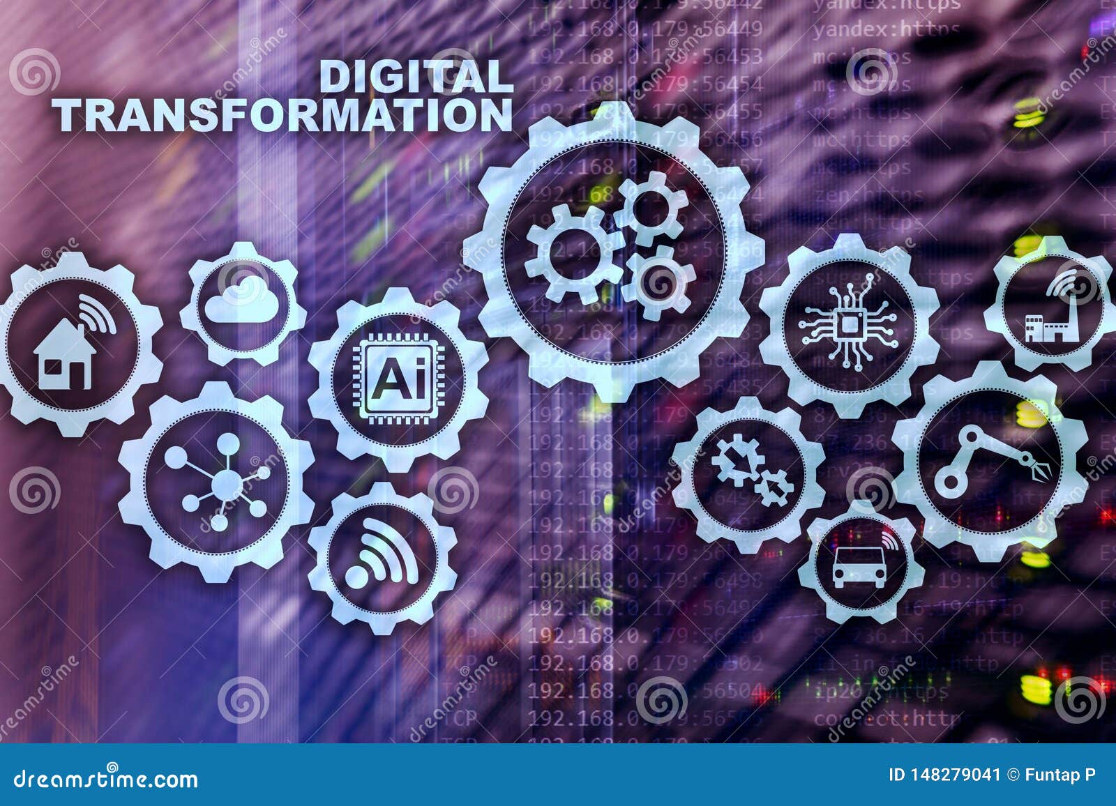 Digital Transformation Concept of Digitalization of Technology Business ...