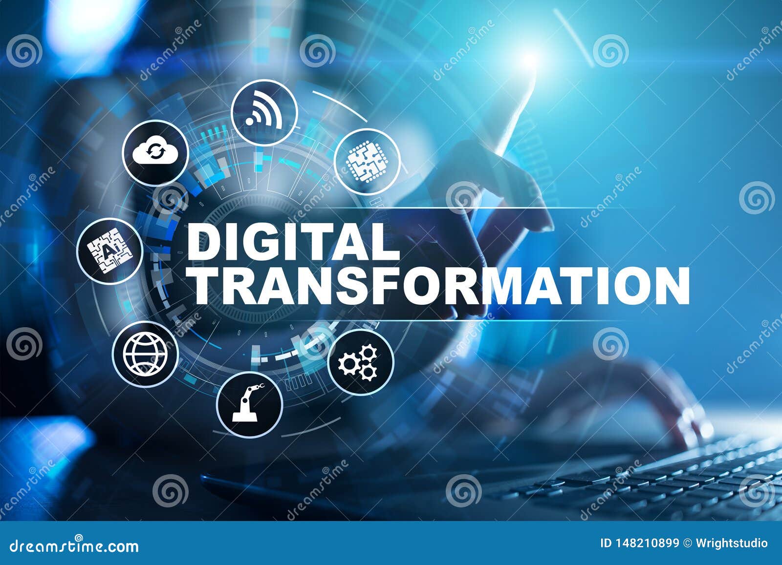 Digital Transformation, Concept Of Digitization Of Business Processes ...