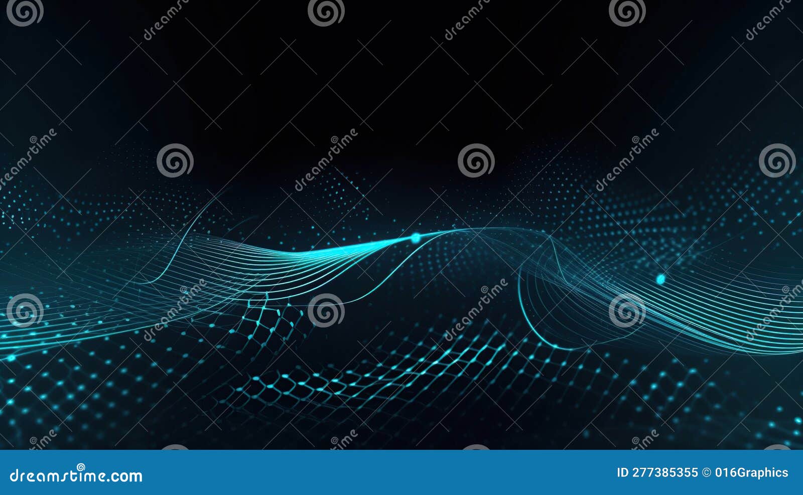 Digital Transformation, Dark Blue Computer Data Points, Future of ...