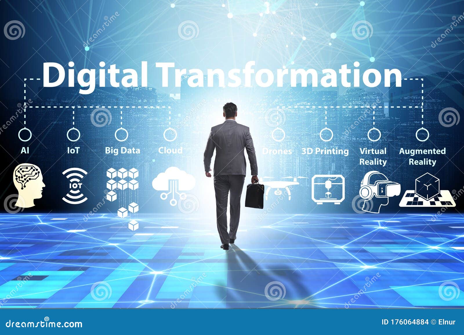 Digital Transformation and Digitalization Technology Concept Stock ... Digital Transformation and Digitalization Technology Concept Stock ...