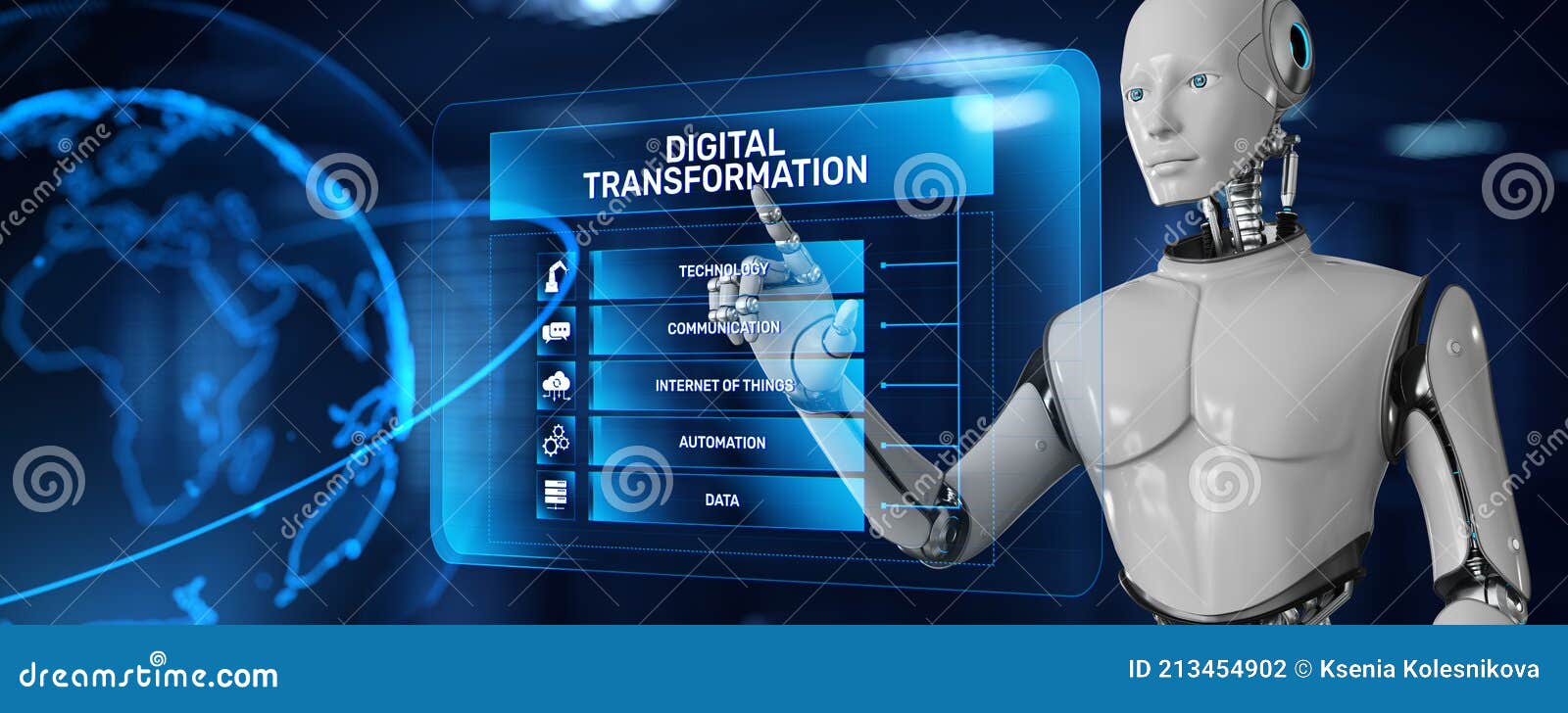 Digital Transformation Disruption Digitalisation Technology Concept ...