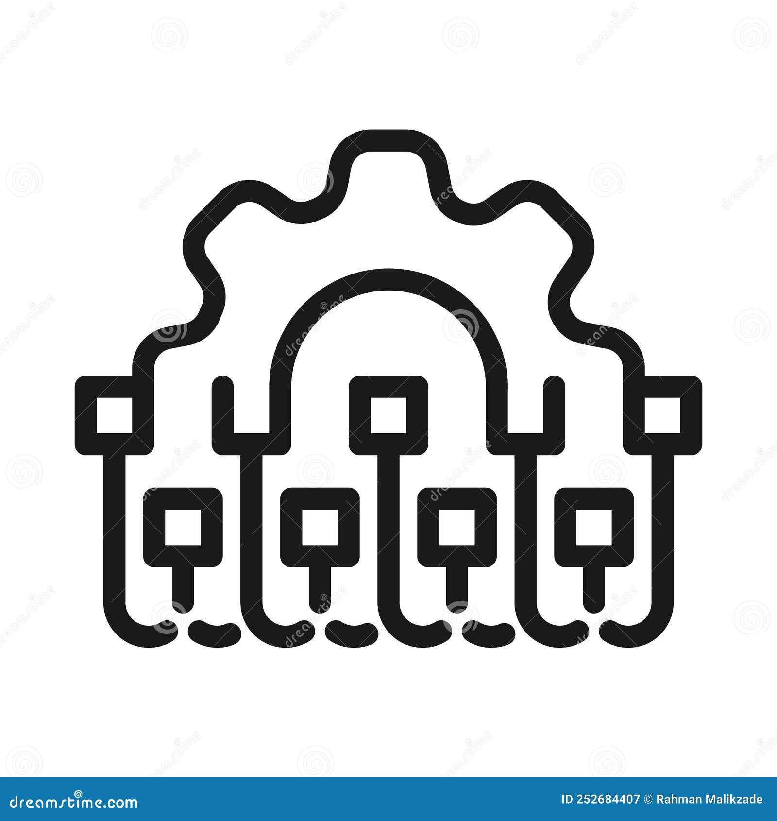 Digital Transformation Icon. Digital Transformation or Computing Symbol ...