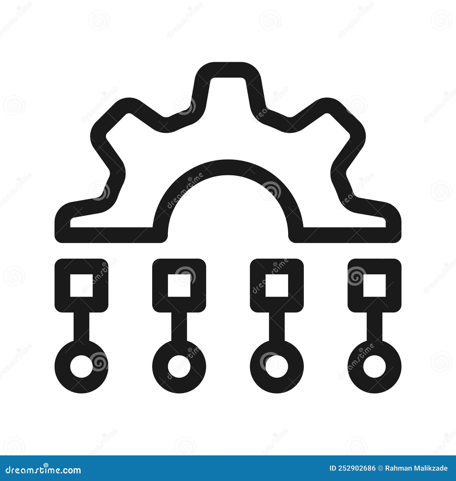 Digital Transformation Icon. Digital Transformation or Computing Symbol ...