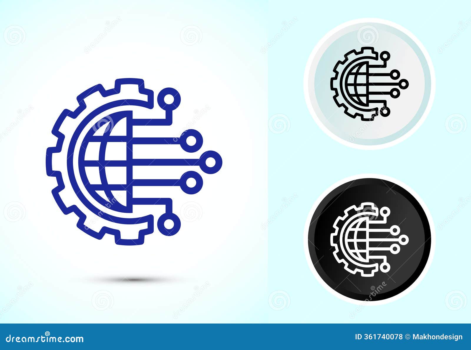 Digital Transformation Icon. Digitalization Sign Suitable for Mobile ...