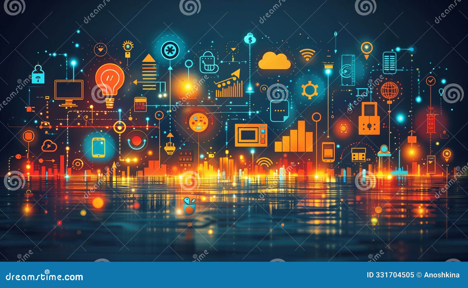 A Digital Transformation Journey, with Arrows Symbolizing the Evolution ...