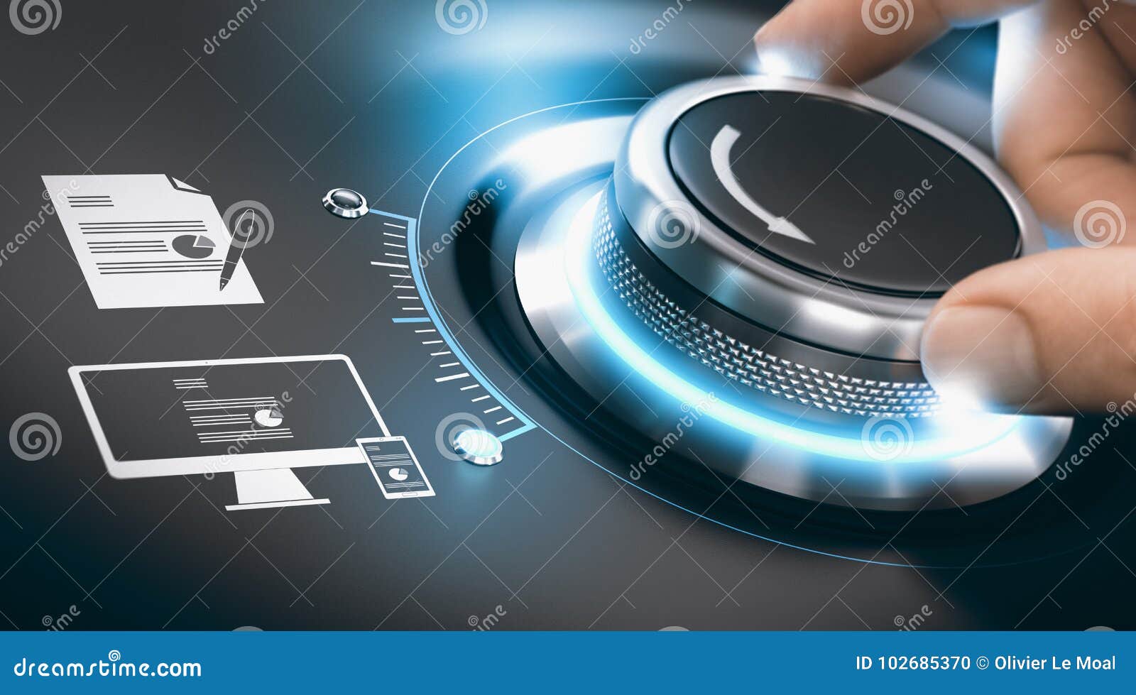 Digital Transformation Process, Digitization of Analog Information ...