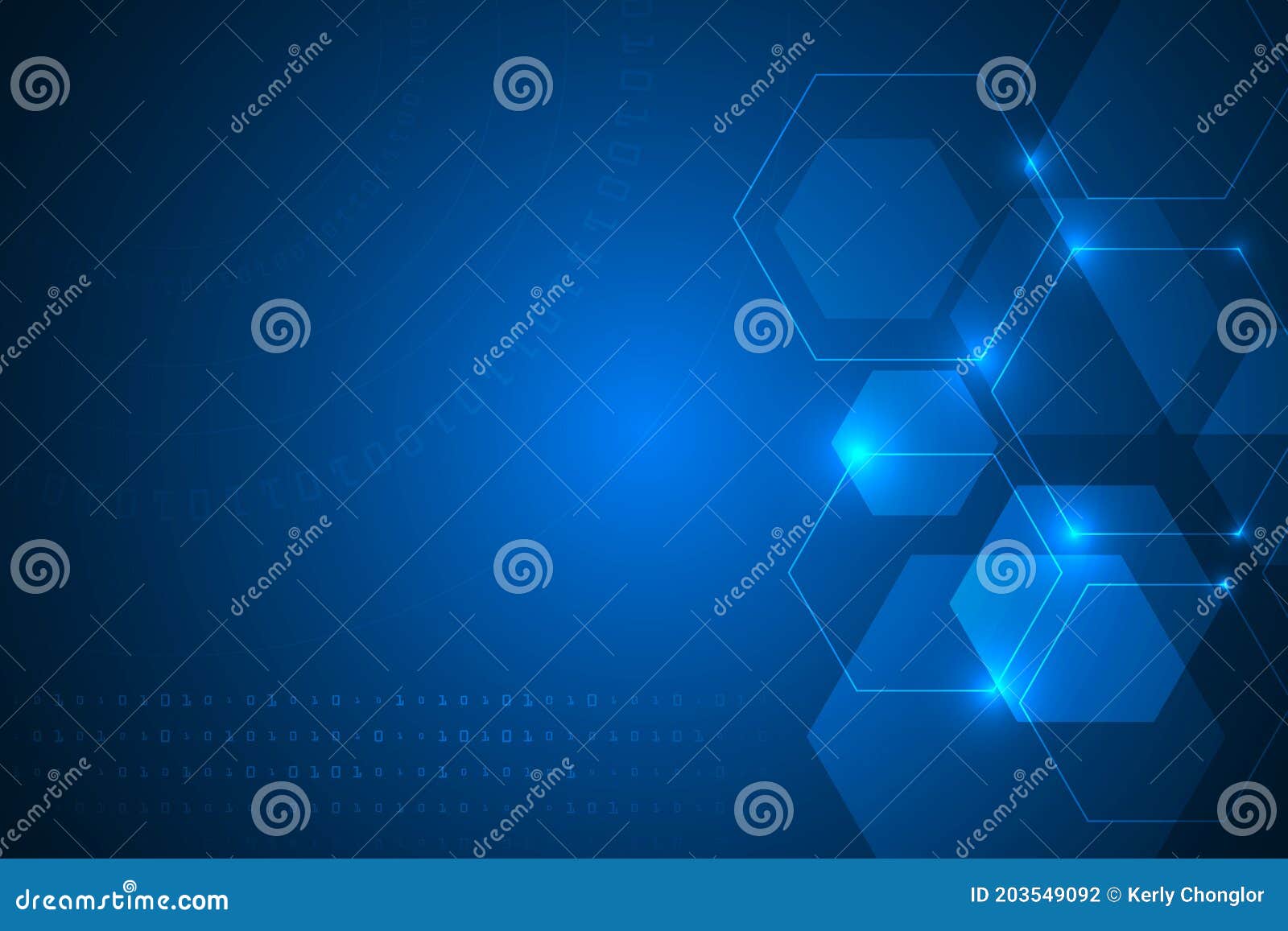 Digital Transformation Technology Abstract Background. Stock Vector ...
