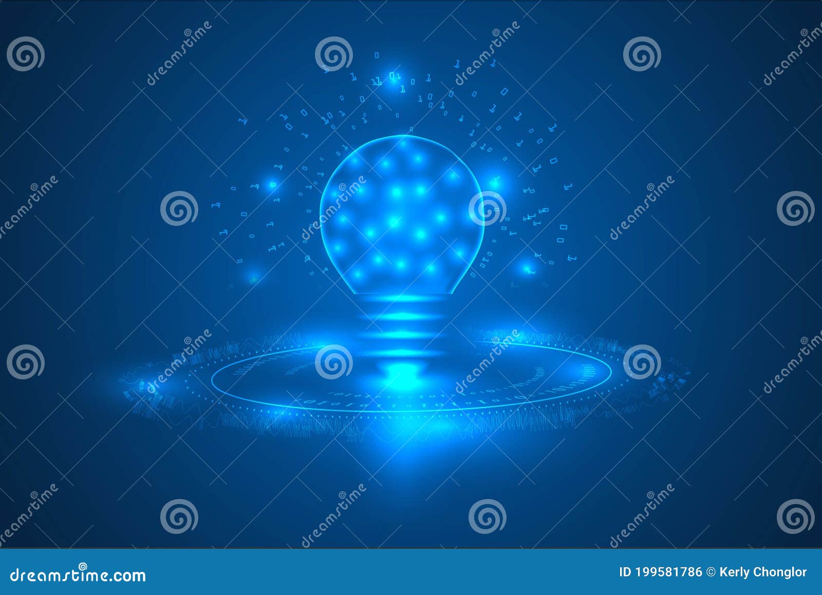 Digital Transformation Technology Abstract Background. Stock Vector ...