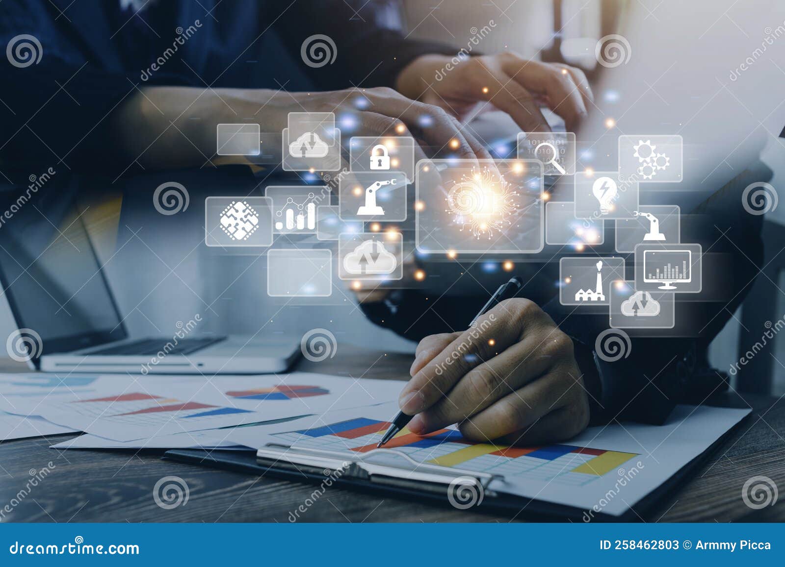 Digitization Of Data. Modeling Data Digitization On The Road. Digital ...