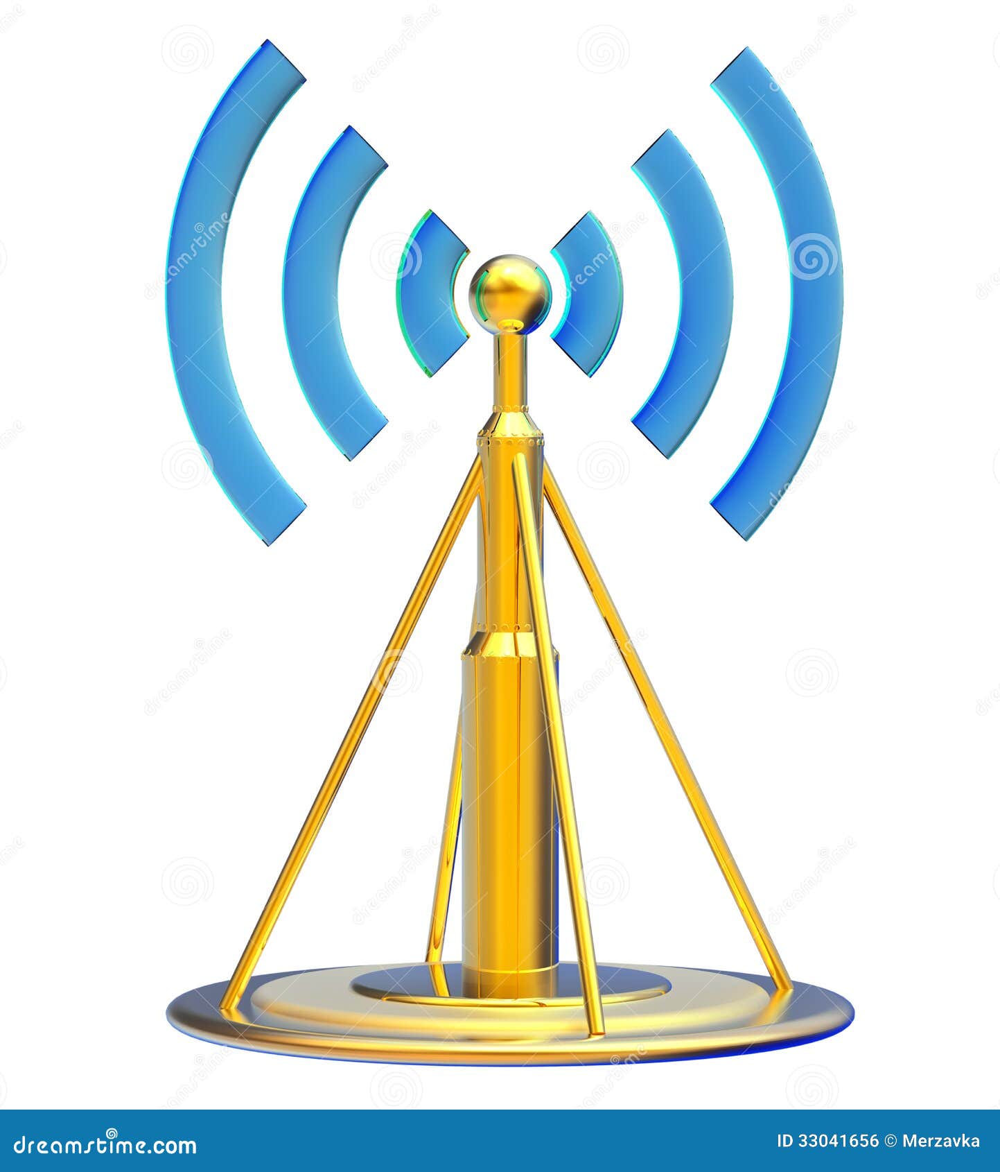 Digital Transmitter Sends Signals From Clouds Royalty-Free Stock Image ...