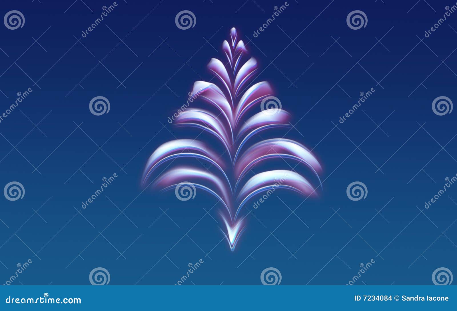 Digital tree stock illustration. Illustration of illustrations - 7234084