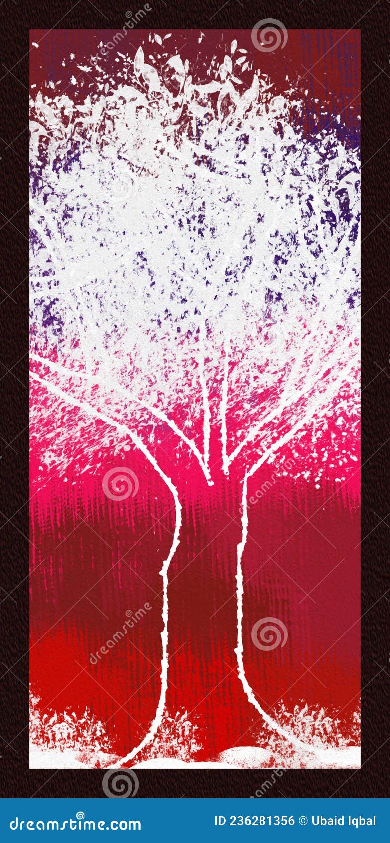 Digital Tree Wall Art - Digital Oil Painting Wall Art Stock ...