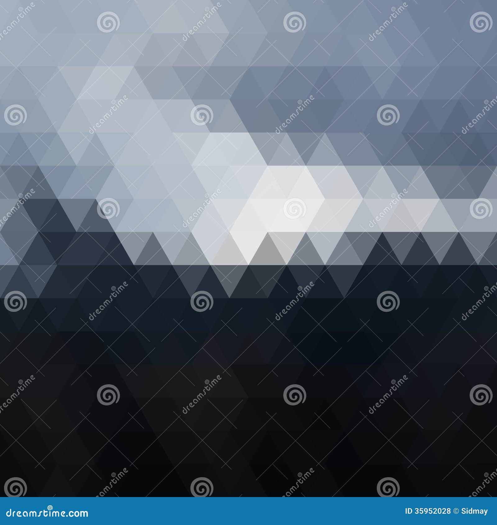 Digital Triangle Pixel Mosaic Stock Vector - Illustration of glass ...