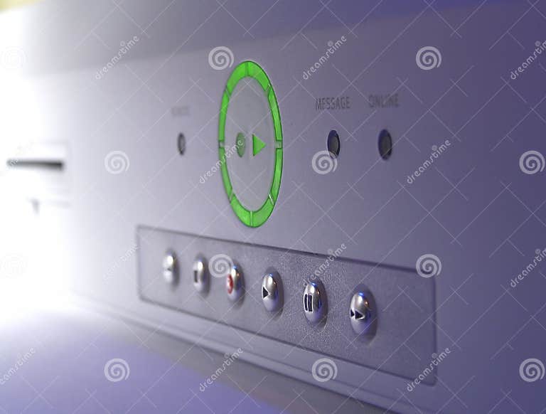Digital TV stock image. Image of green, buttons, digibox - 123133