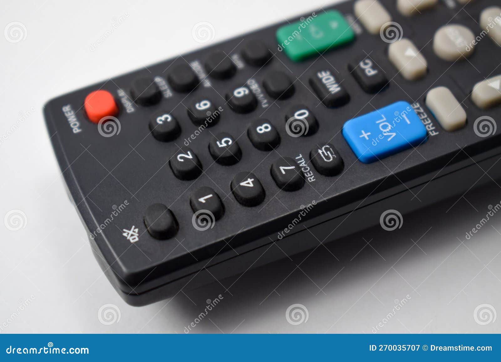 Digital tv remote control stock image. Image of white - 270035707