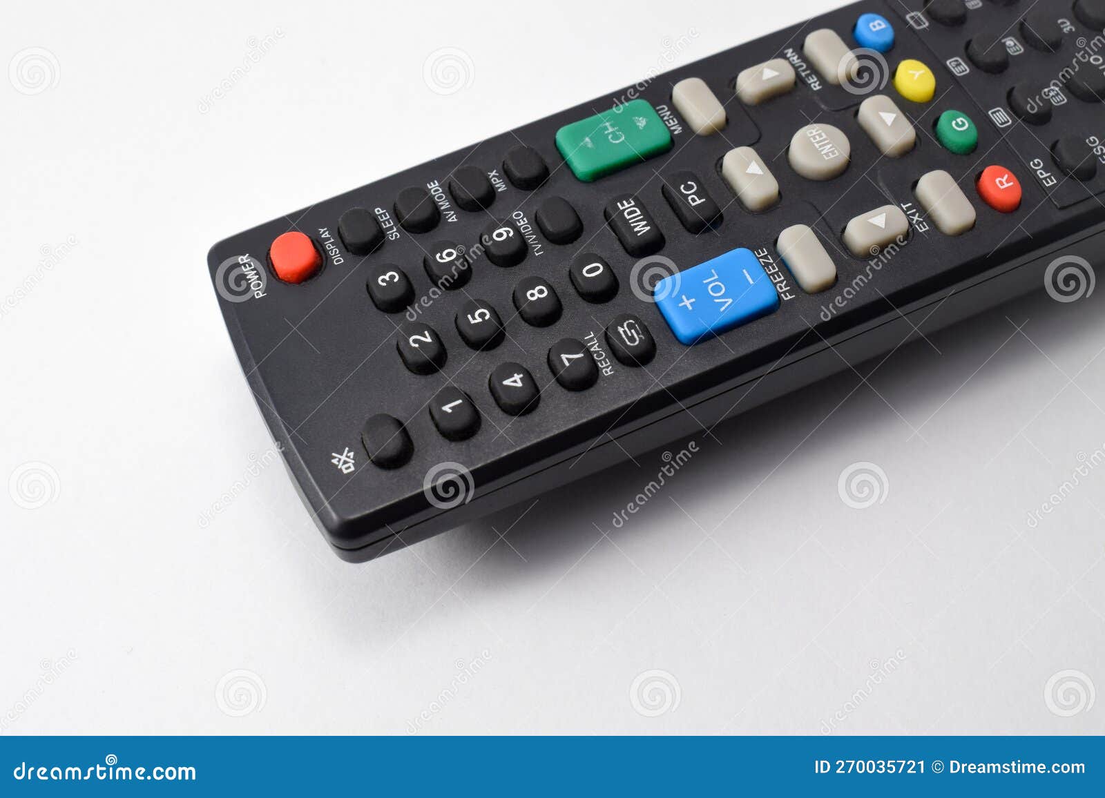 Digital tv remote control stock image. Image of modern - 270035721