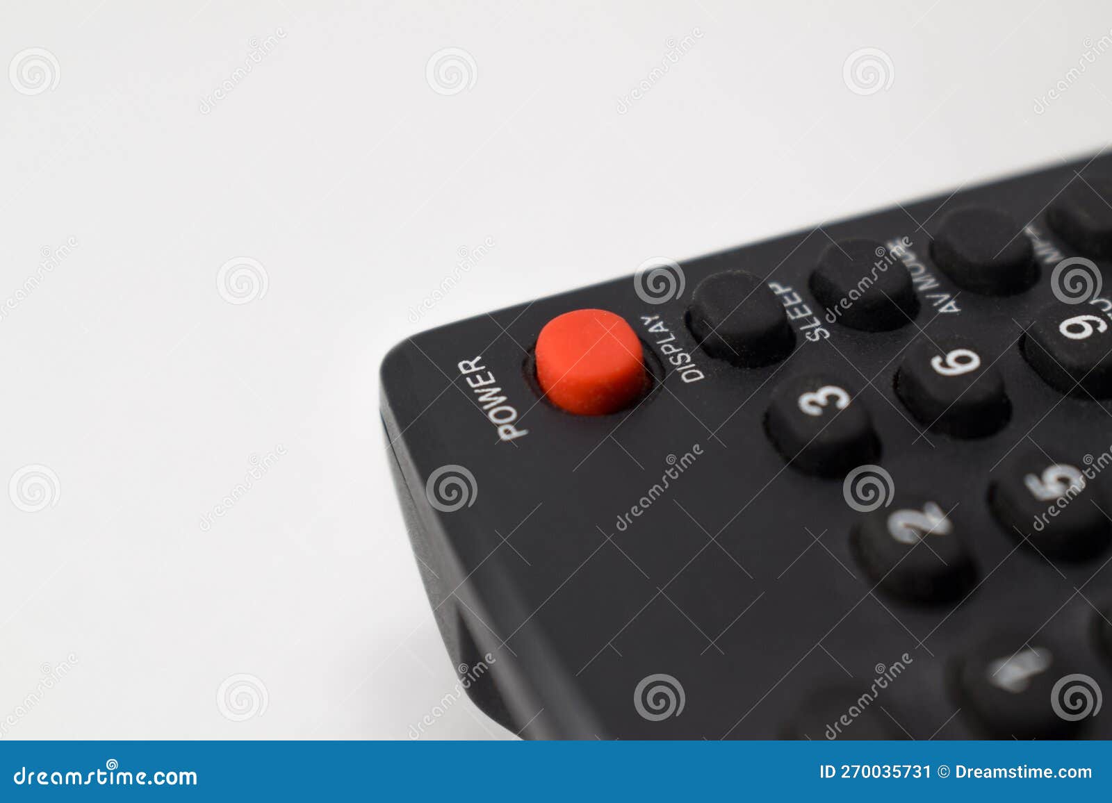 Digital tv remote control stock image. Image of power - 270035731