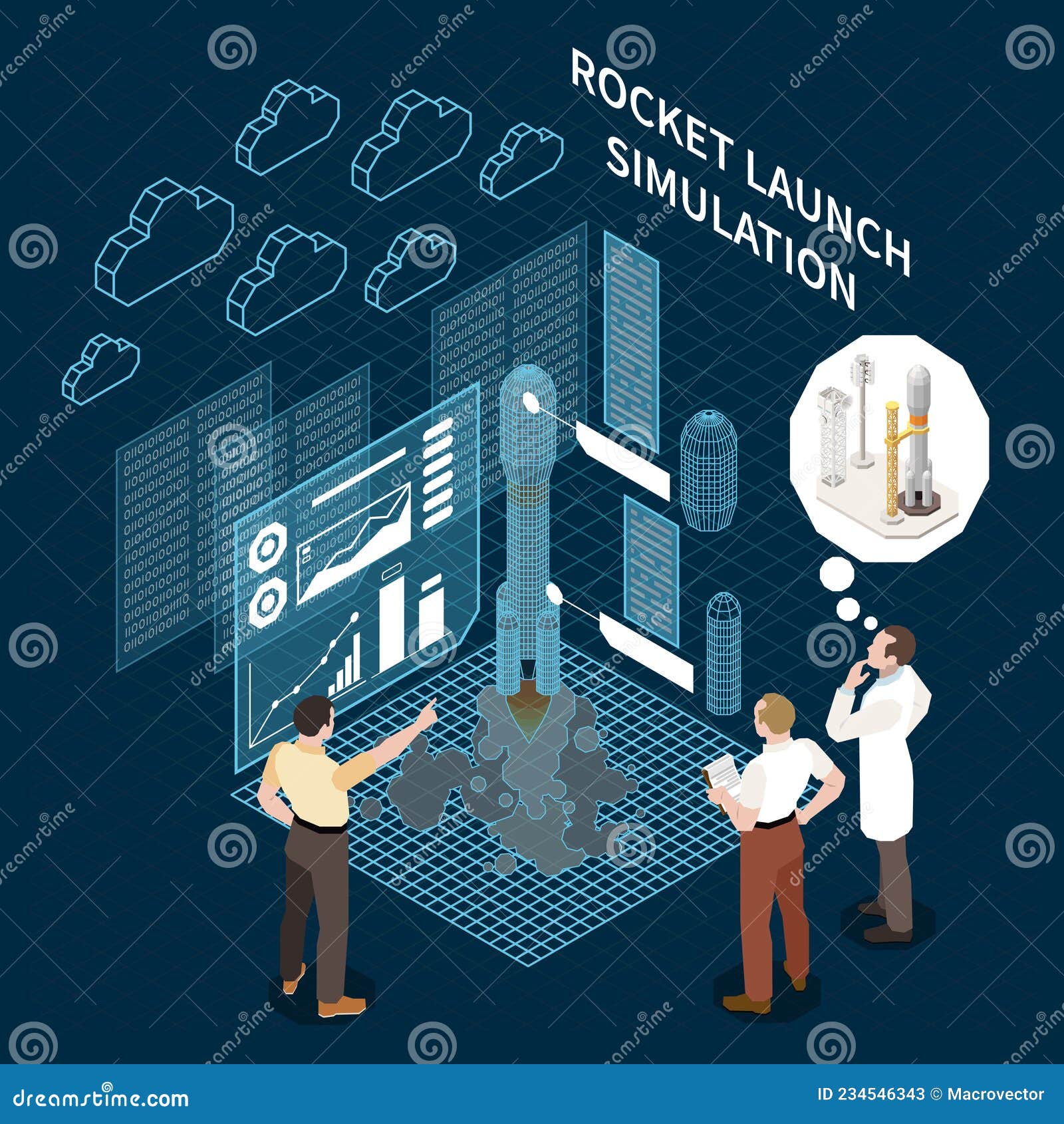 Experimental Launch Line Icons Collection. Inception, Prototype ...